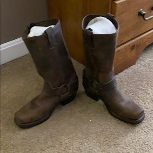 Frye | Shoes | Frye Square Toe Harness Boot | Poshmark